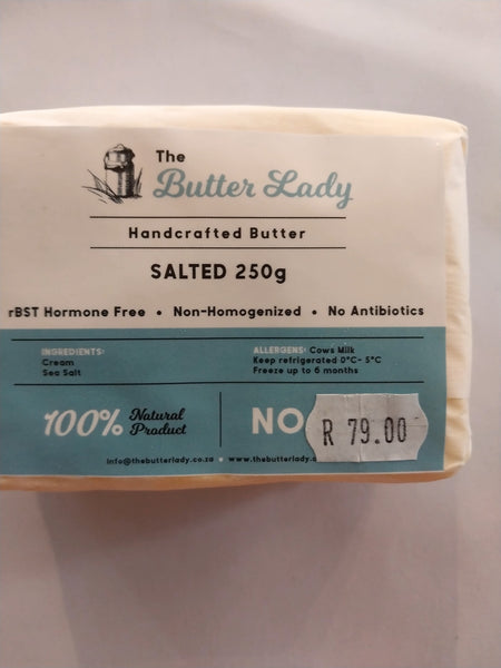 The Butter Lady Salted Butter 250g – Col'tempo